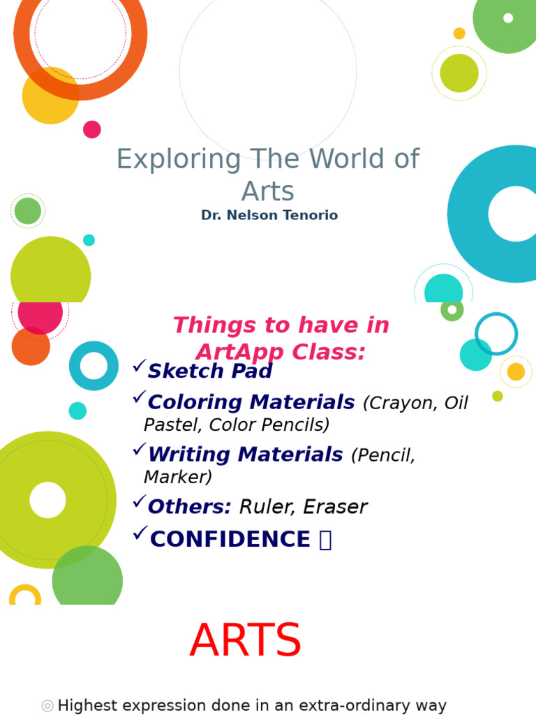 Module 1. Introduction To Arts | PDF | The Arts | Classics