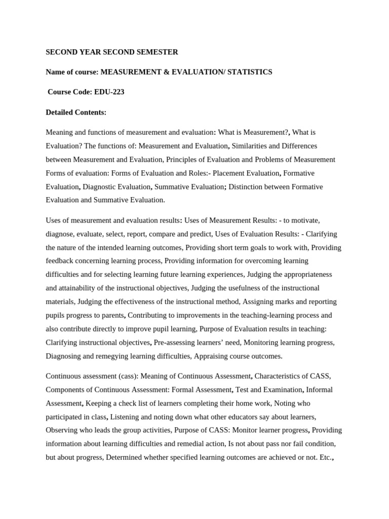 2024 Second Year Second Semester M & e | PDF