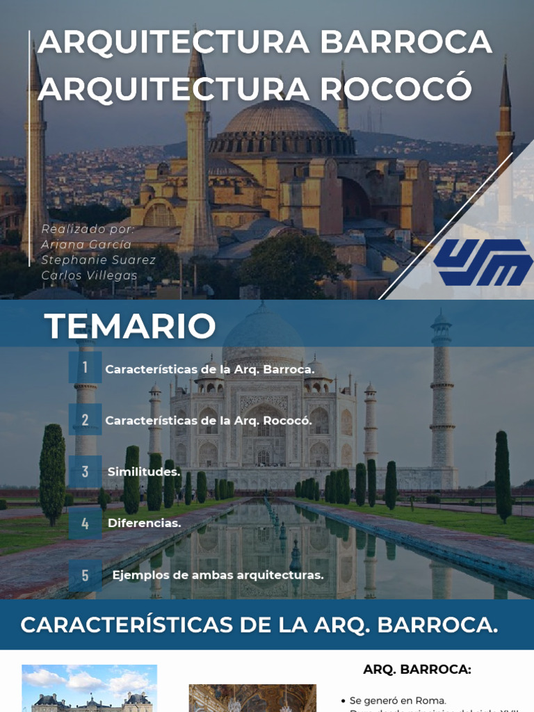 Arquitectura Barroca y Rococo Por Ariana García Stephanie Suárez y Carlos Villegas | PDF