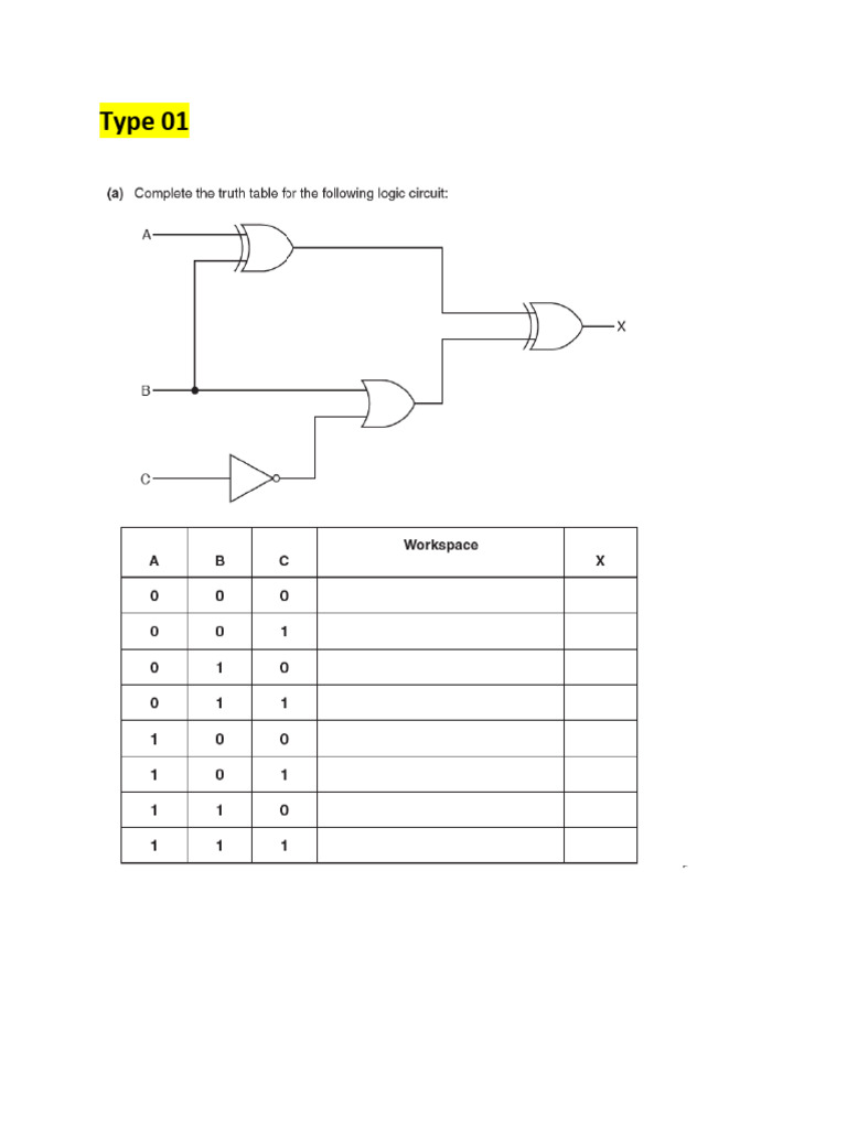 Types of Logic Gate Questions | PDF
