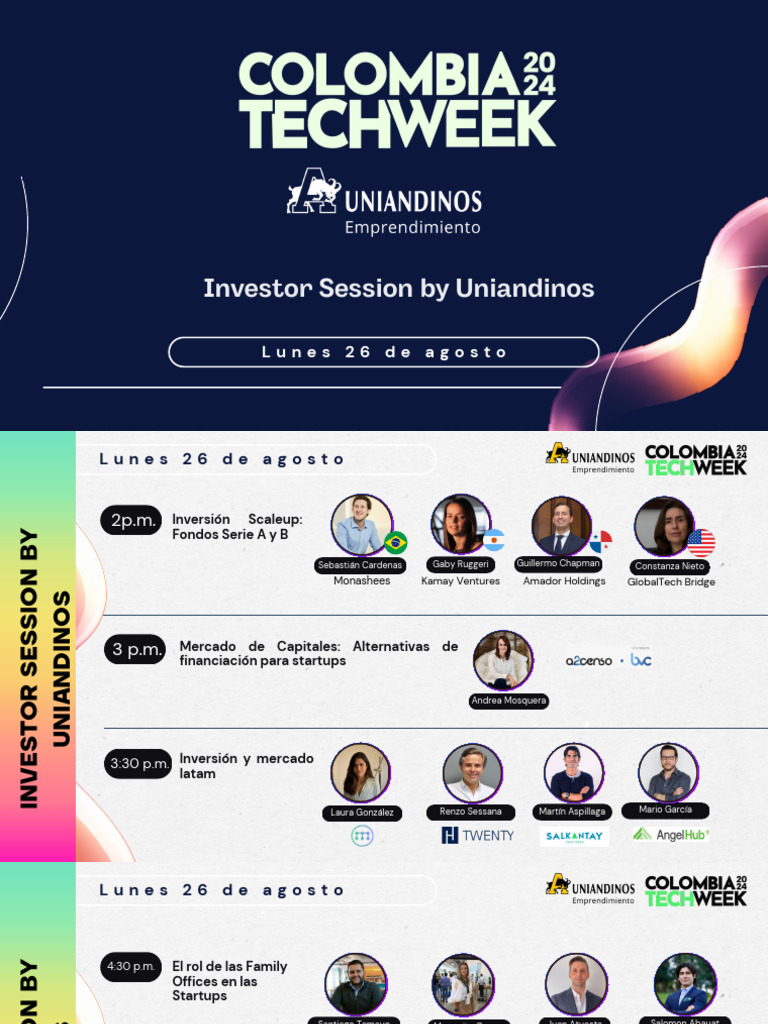 Colombia Tech Week Uniandinos | PDF