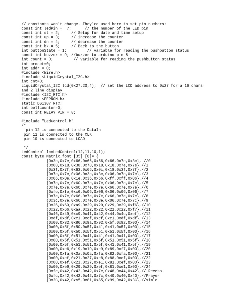Automatic School Bell | PDF