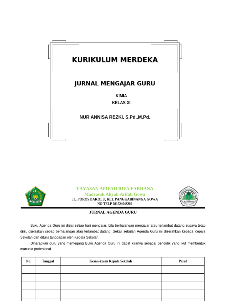 Jurnal Mengajar Guru | PDF