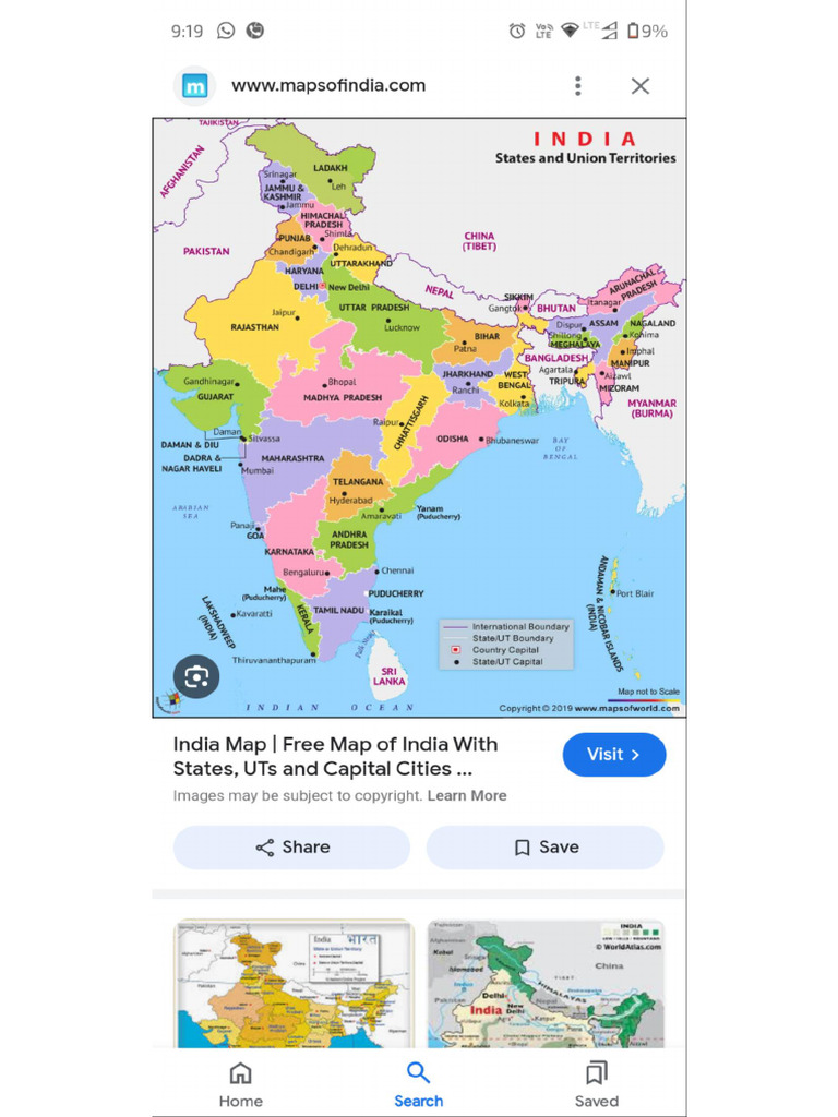 Indian Map | PDF