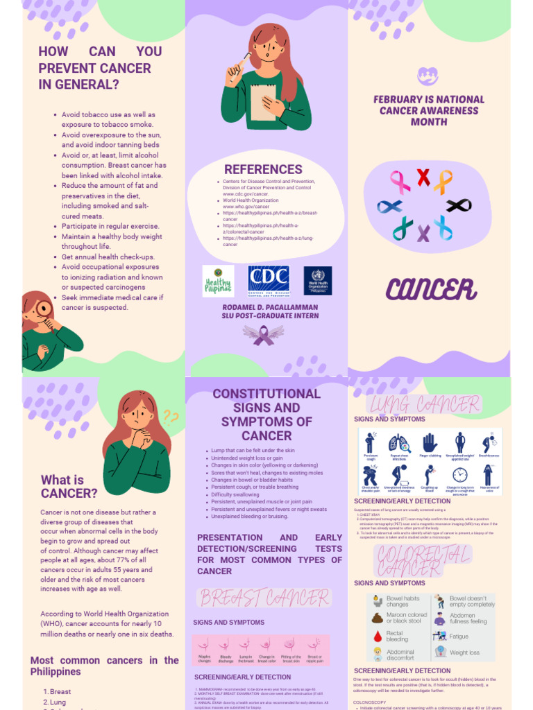 Pamphlet Cancer | PDF