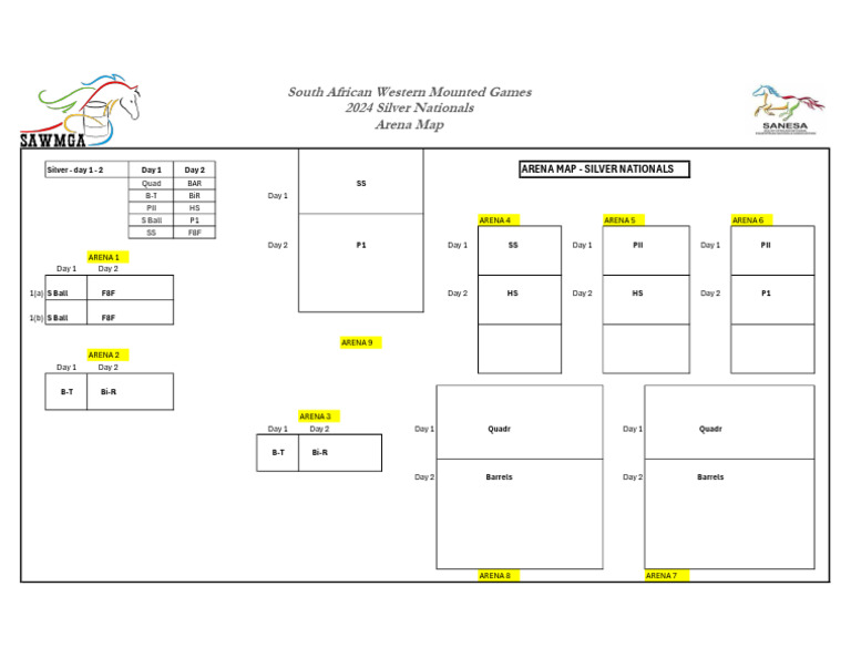 Silver - Arena Map - Day 1 To 2 | PDF