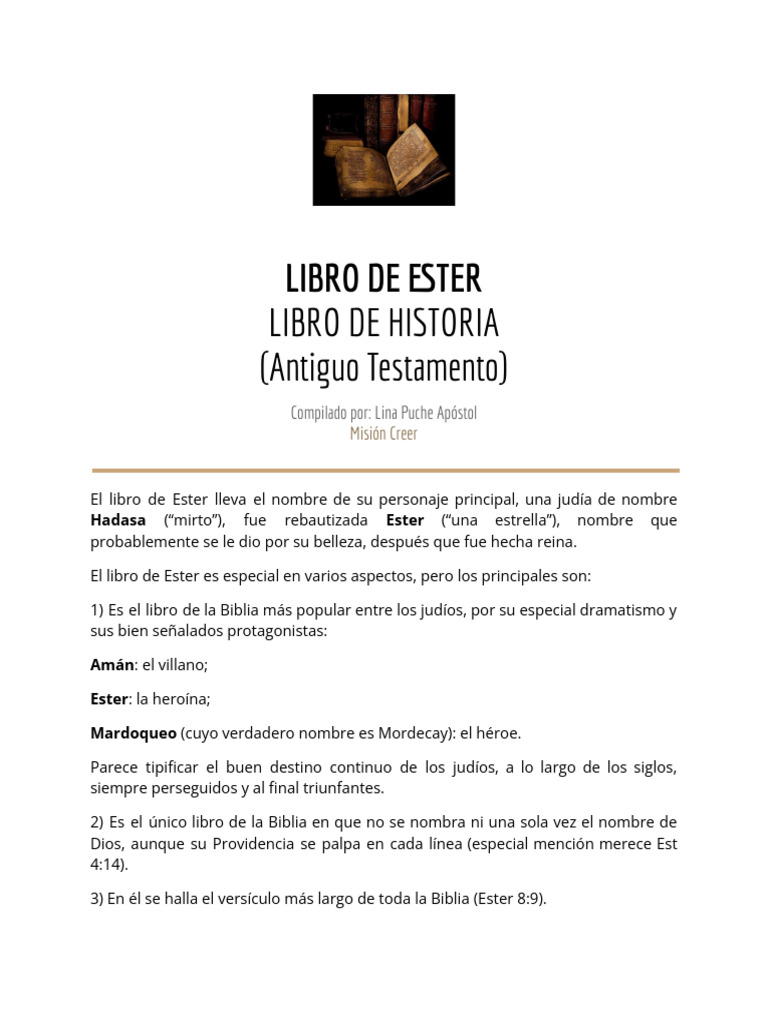 Libro de Ester | PDF