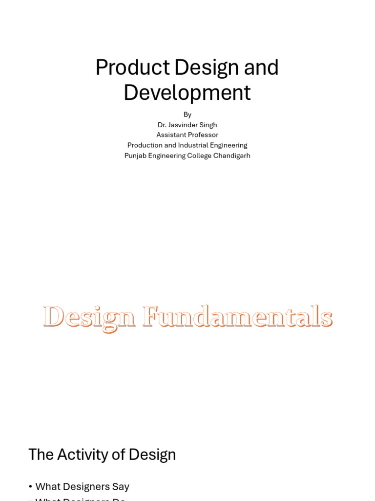 Product Design and Development | PDF