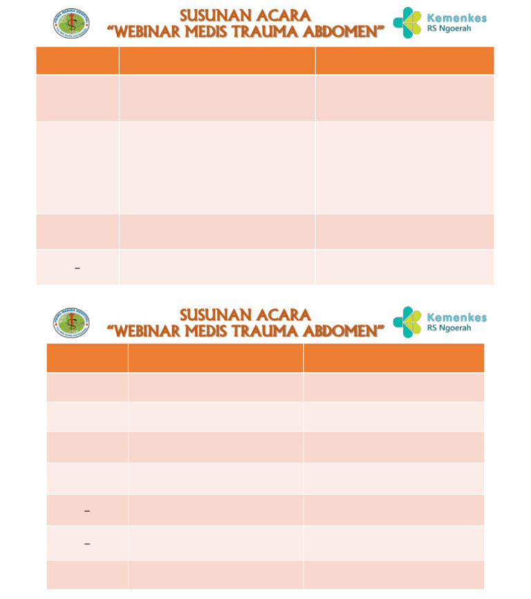 Susunan Acara | PDF