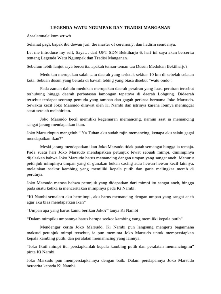 Teks Story Telling | PDF