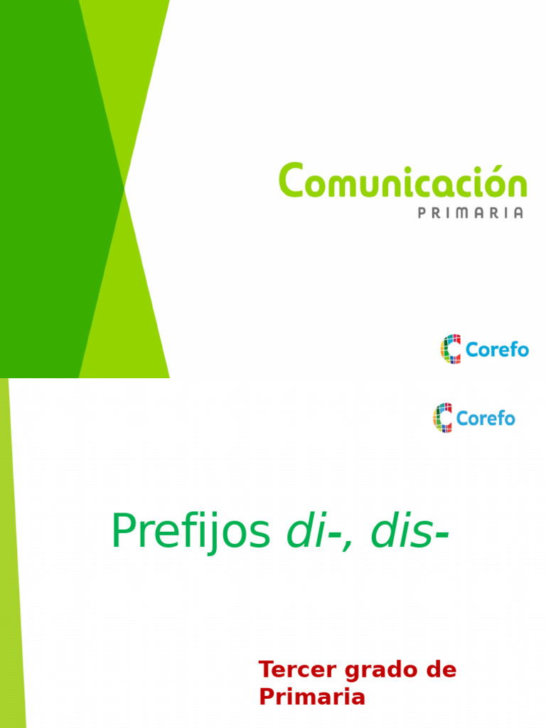 Prefijos Di-, Dis | PDF