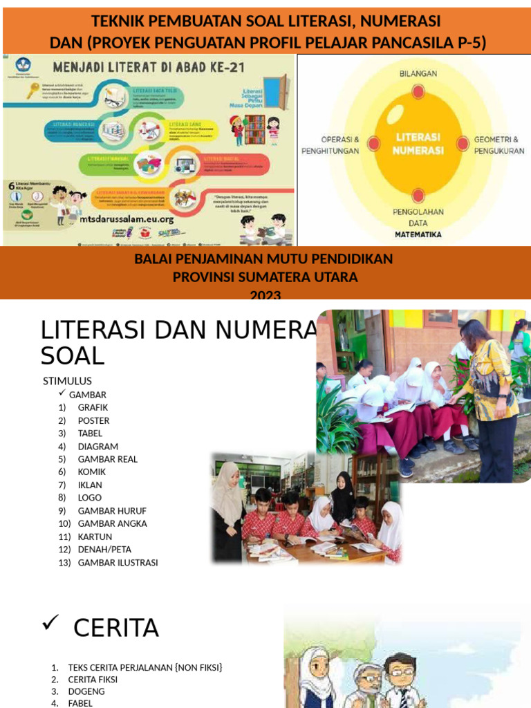 Pembuatan Soal Literasi Dan Numerasi | PDF