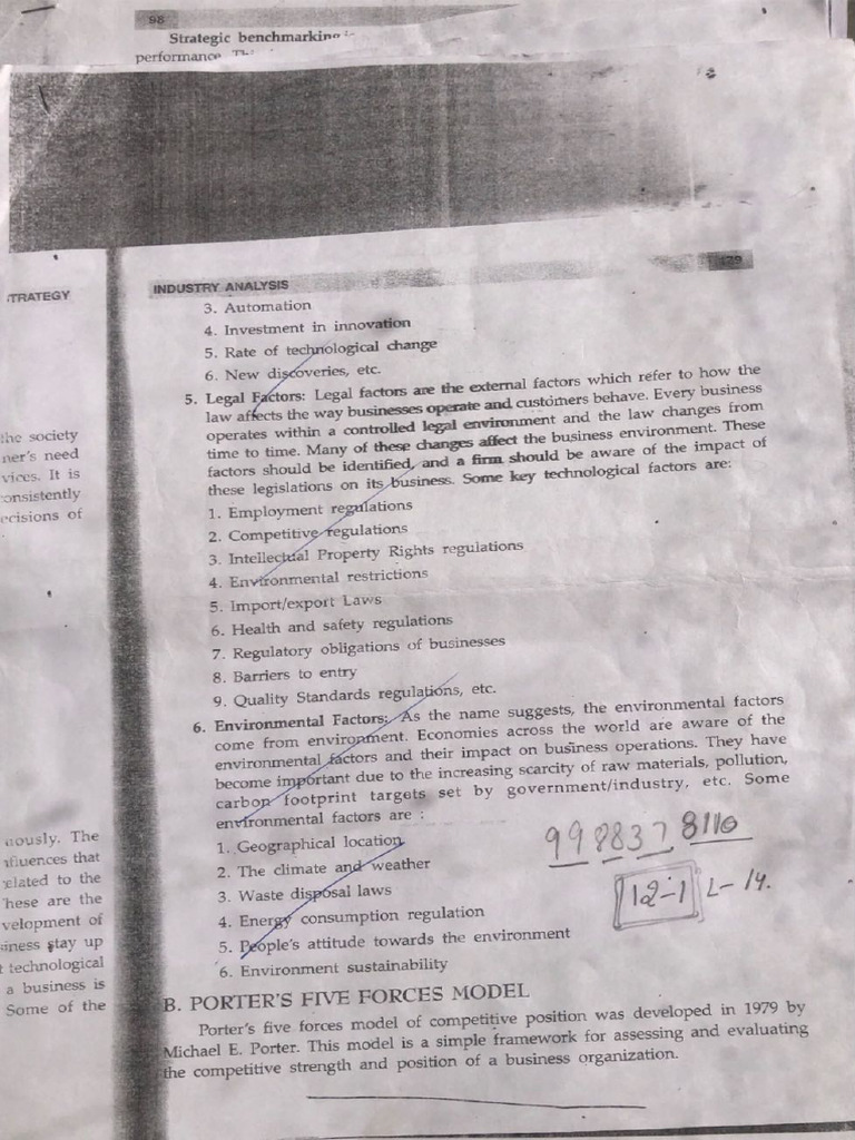 Porters' Model | PDF