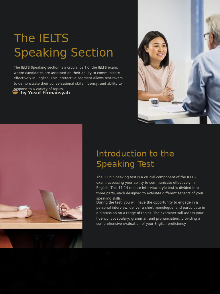 The-IELTS-Speaking-Section | PDF