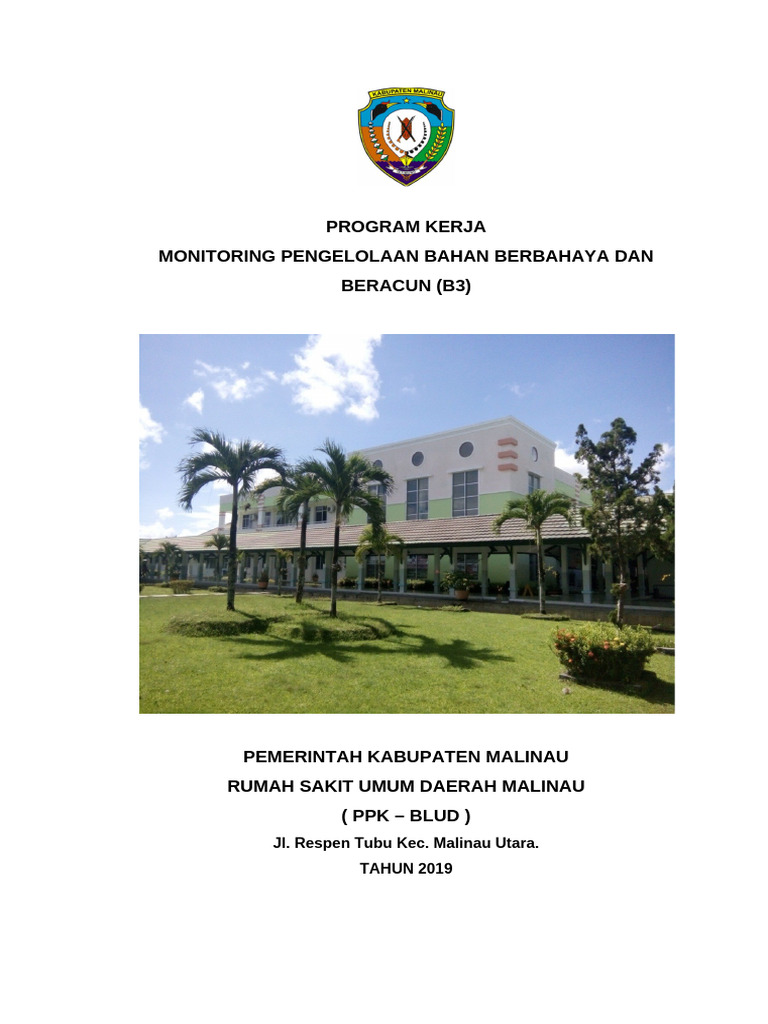 Program Kerja Pengelolaan B3 | PDF