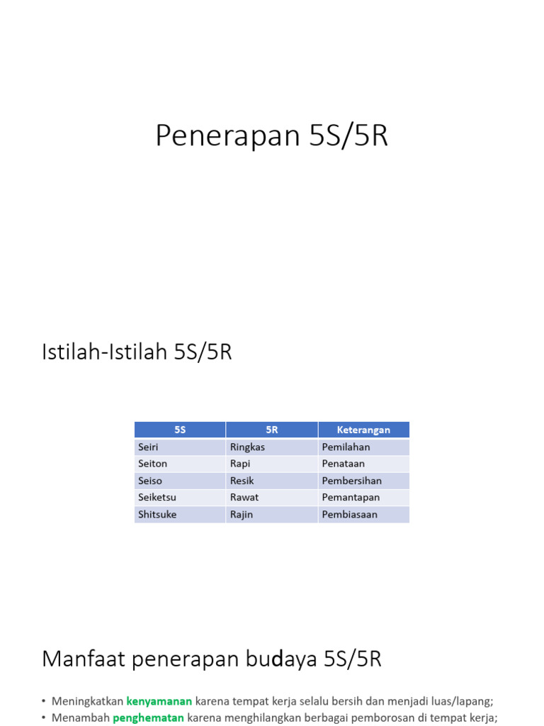 3 Penerapan 5S | PDF