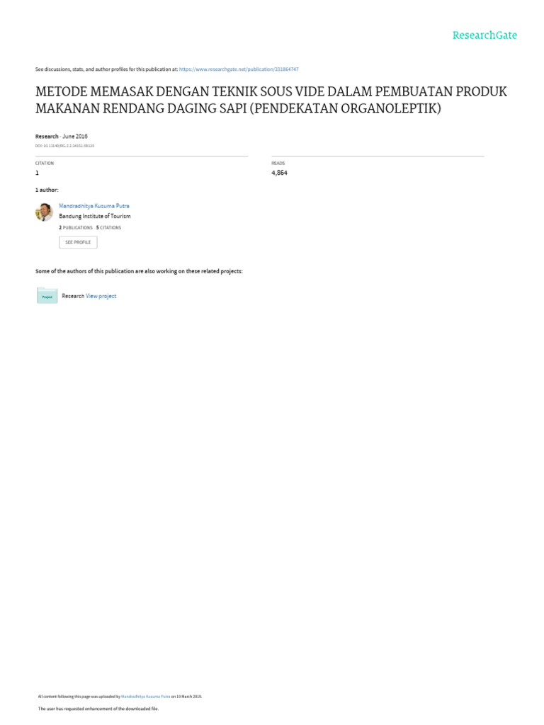 Rendang 2 | PDF