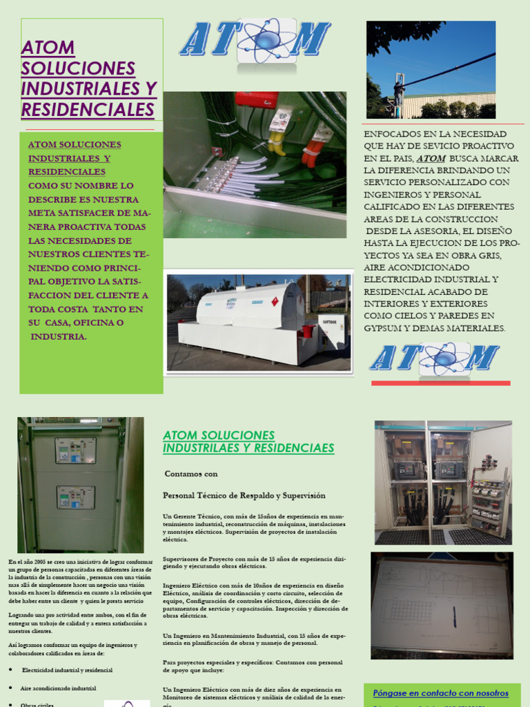 Atom Soluciones Industriales y Residenciales | PDF