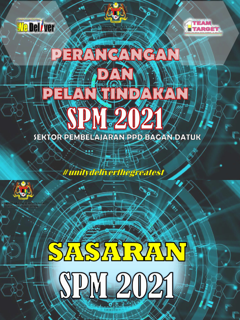 Pelan Tindakan Program SPM Tahun 2021 | PDF