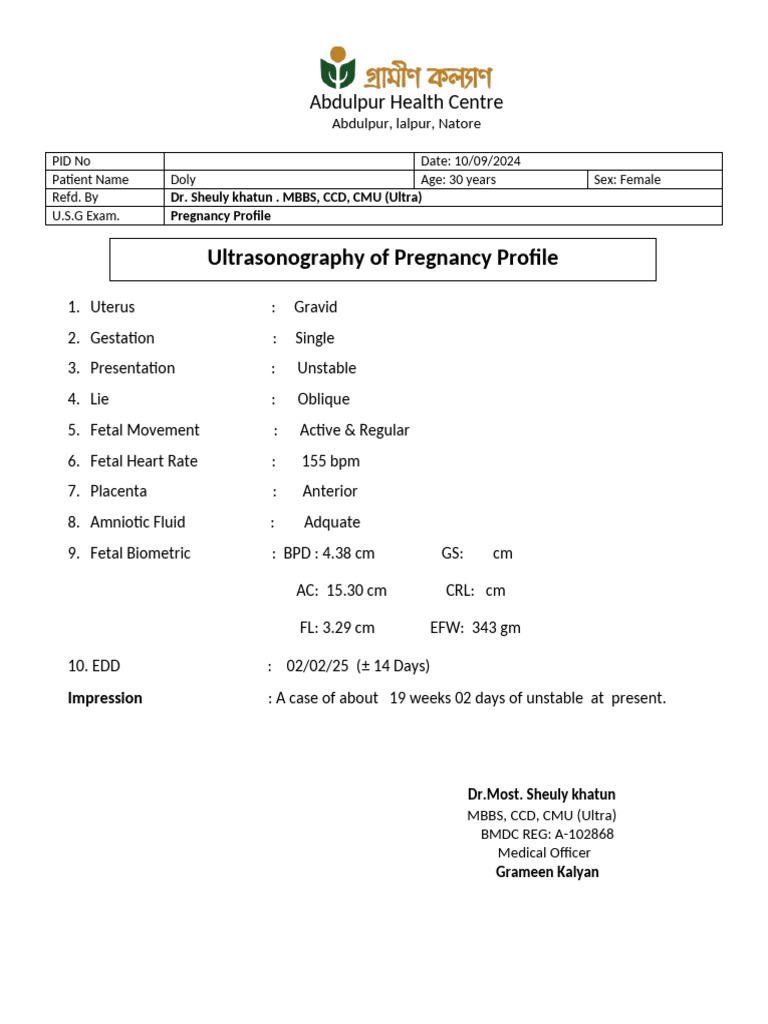 USG PP Format Abdulpur | PDF | Science & Mathematics