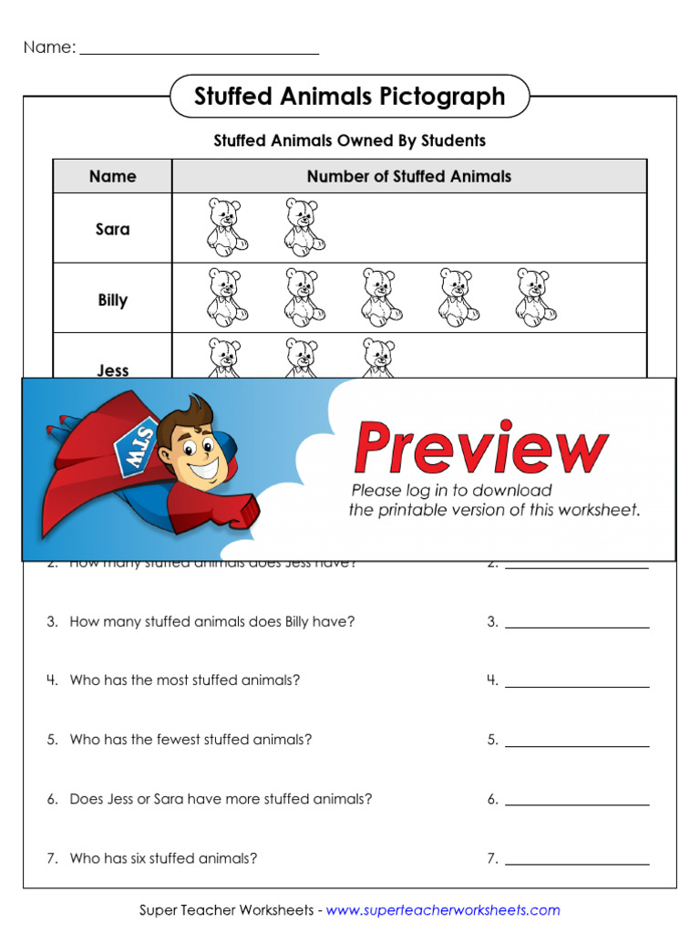 Stuffed Animal Pictograph | PDF