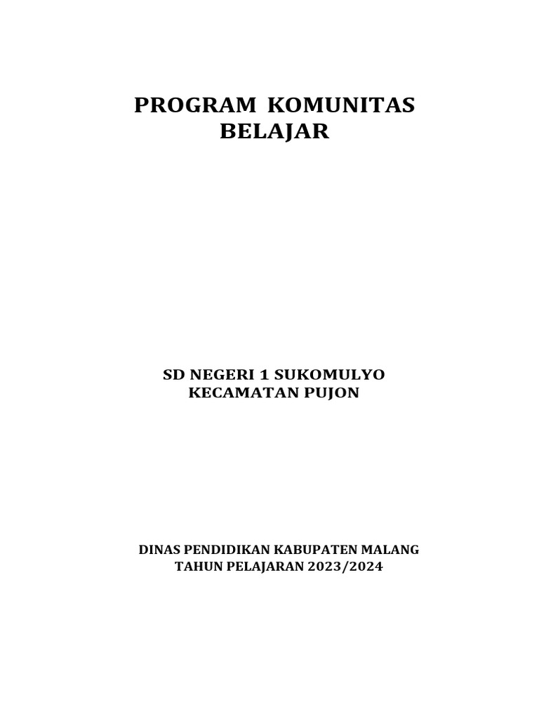 Program Kombel Suko 1 | PDF