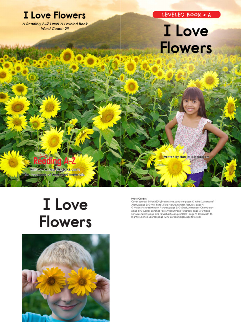 I Love Flowers | PDF