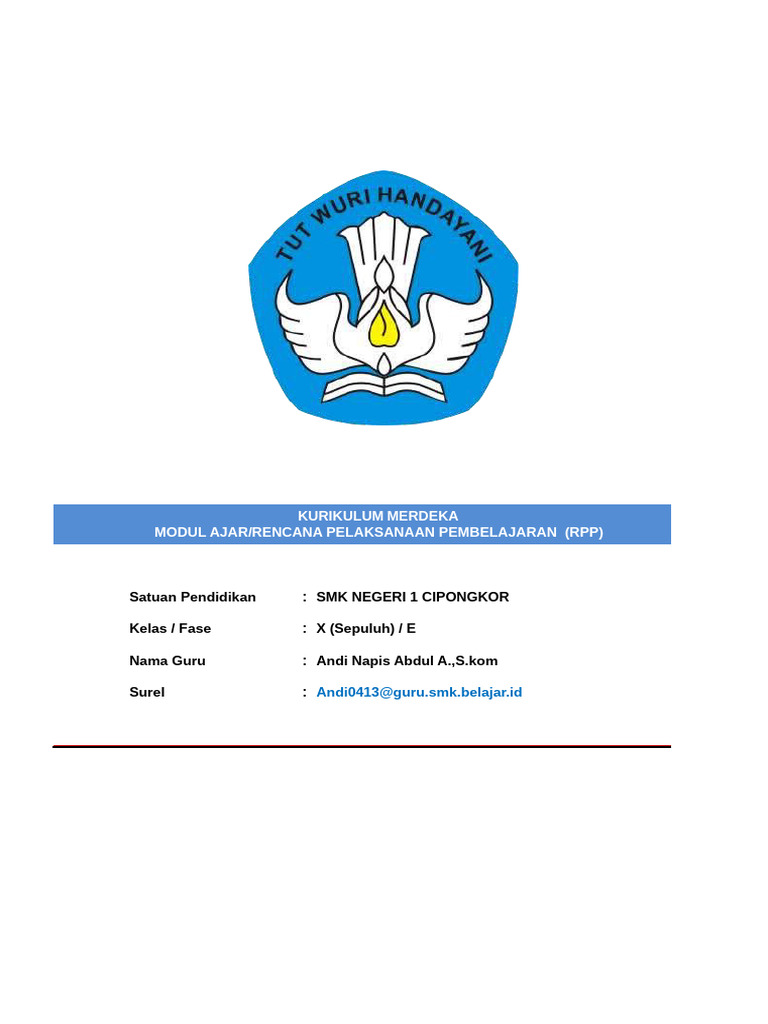 Modul Ajar Gambar Teknik Pdf