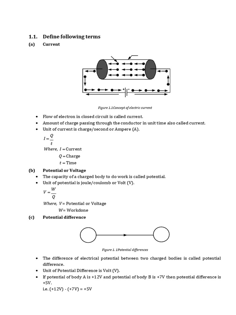 CH - 1 - DC Circuit | PDF