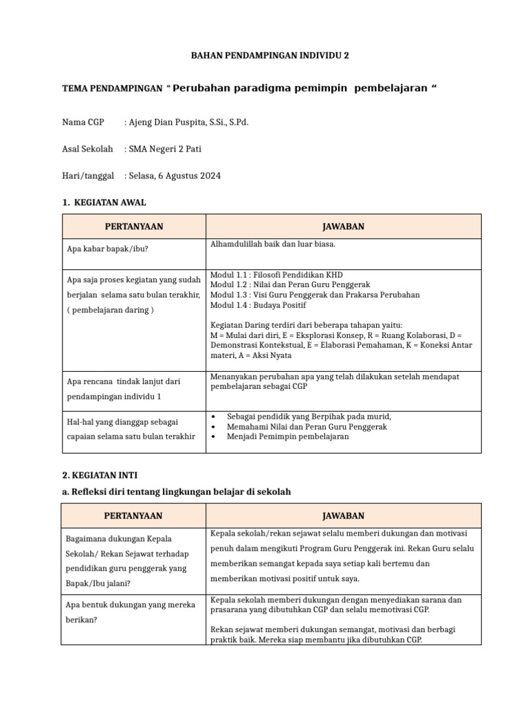 BAHAN PI 2 Untuk CGP - AJENG DIAN PUSPITA | PDF