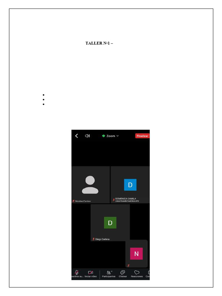 Formato Taller Edo | PDF