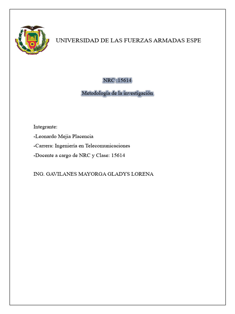 2 - Tarea - 2.2 - Mejia Placencia - Leonardo Mejia - Metodologia de La ...