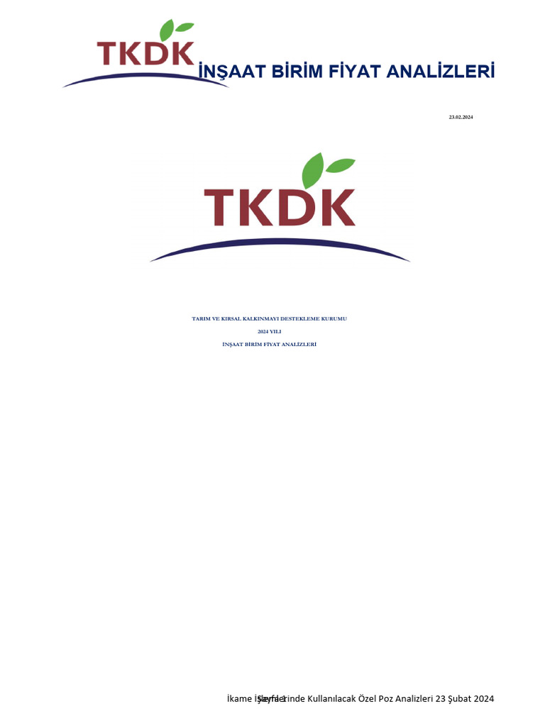 İkame İşlemlerinde Kullanılacak Özel Poz Analizleri 23 Şubat 2024 | PDF