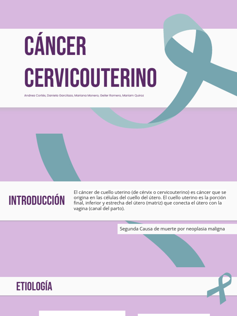 Cancer Cervicouterino | PDF