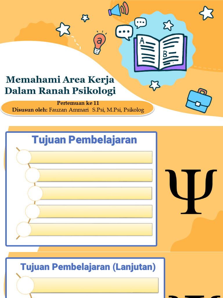 Ranah Psikologi dan Penerapannya | PDF