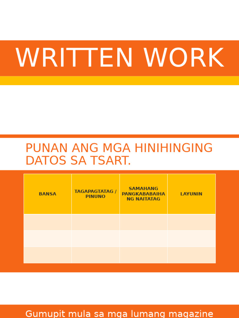 WRITTEN WORK Week 5 | PDF