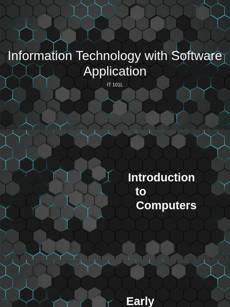 IT101 History of Computers | PDF