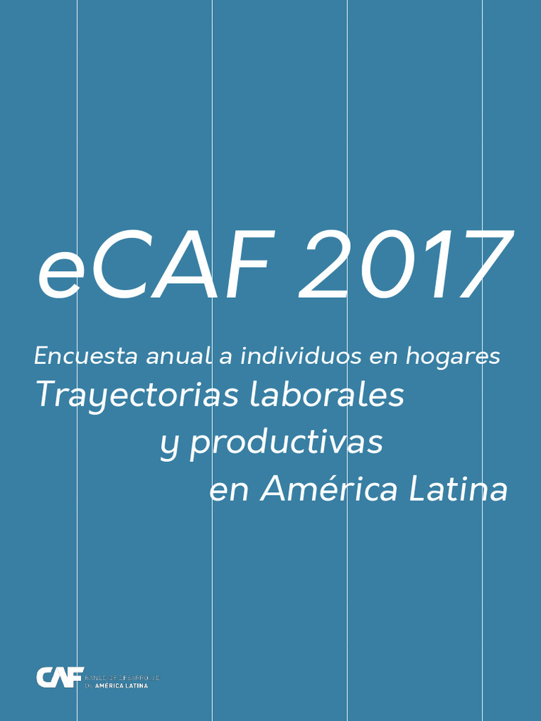 Informe Metodológico ECAF 2017 | PDF