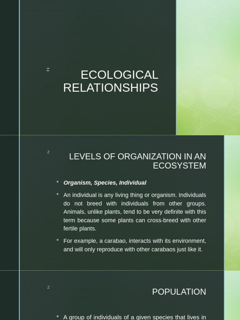 Module 9 Ecological Relationships | PDF