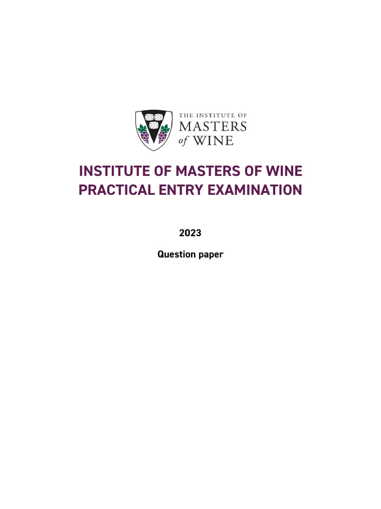 2023 IMW Practical Entry Exam 2023 | PDF