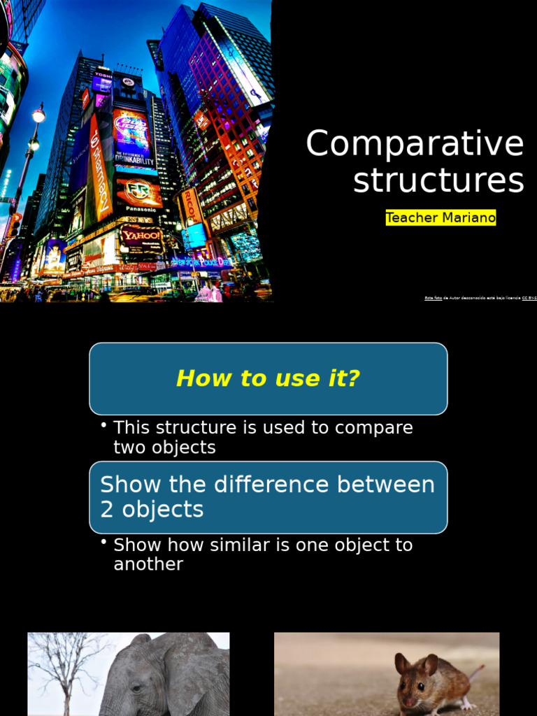 Comparative Structures | PDF