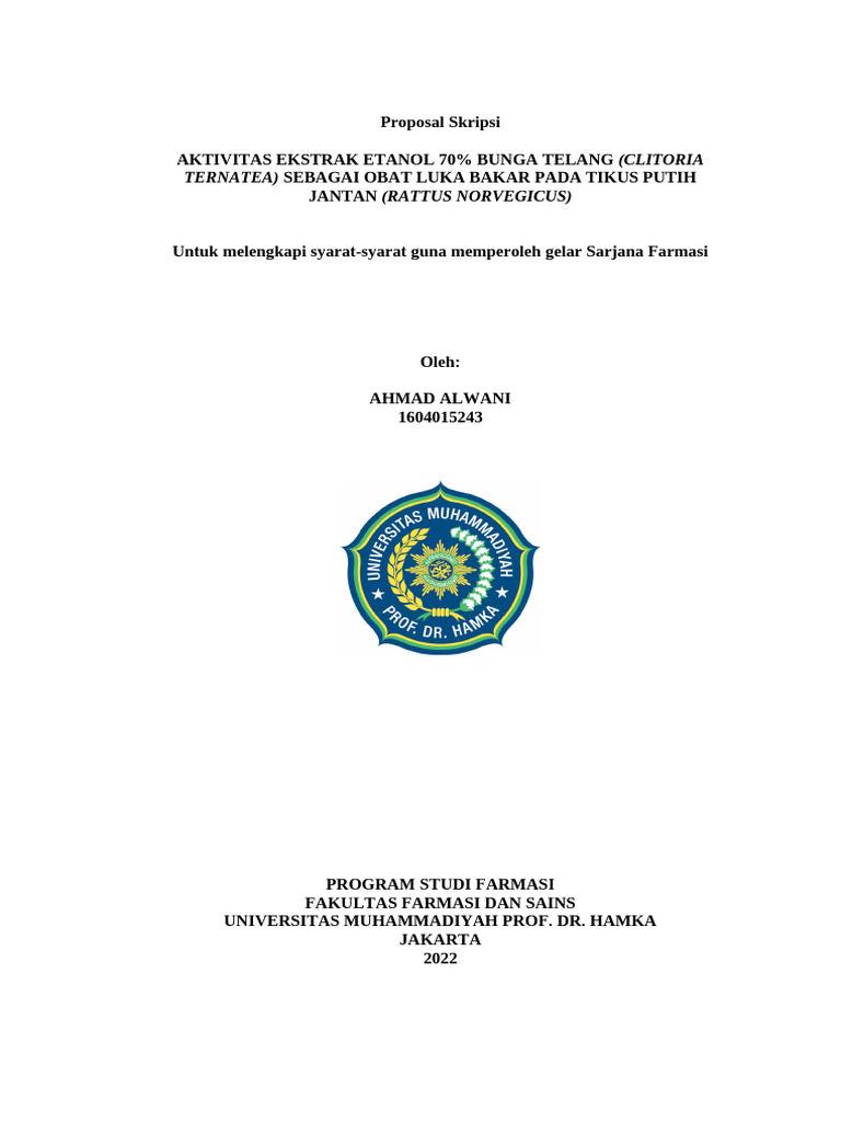 Proposal Skripsi | PDF