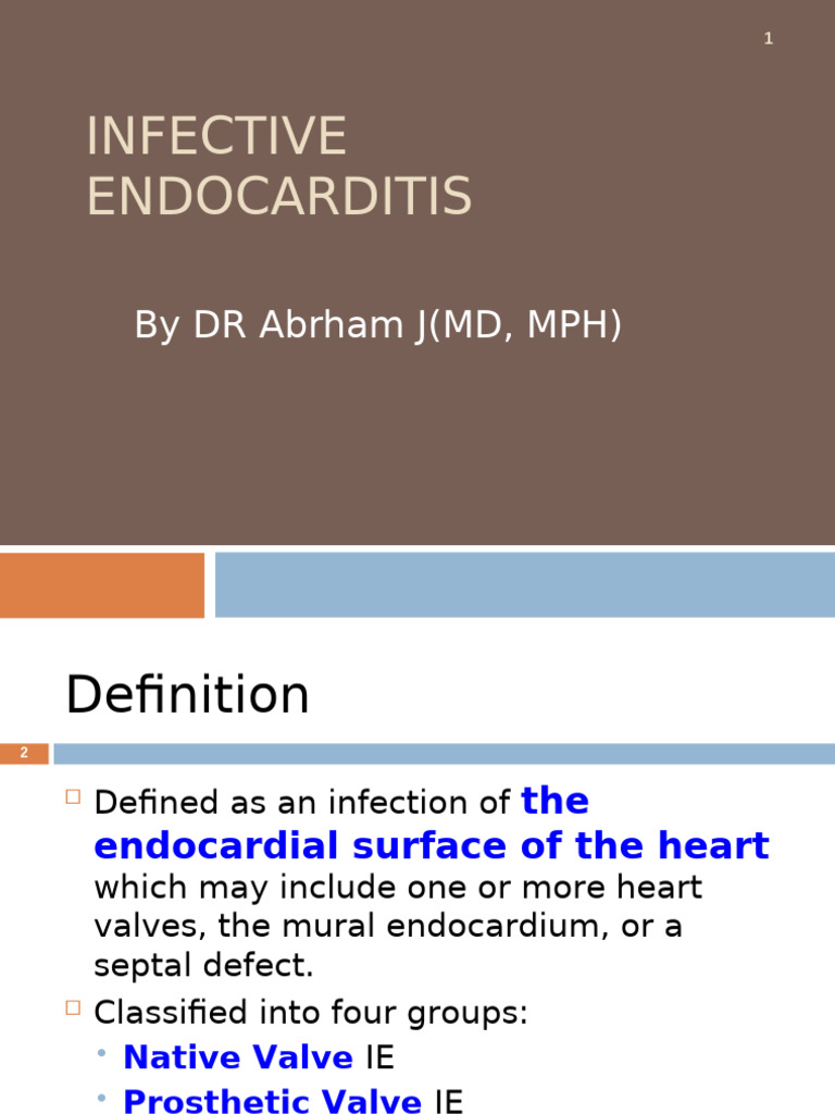 Infective Endocarditis | PDF
