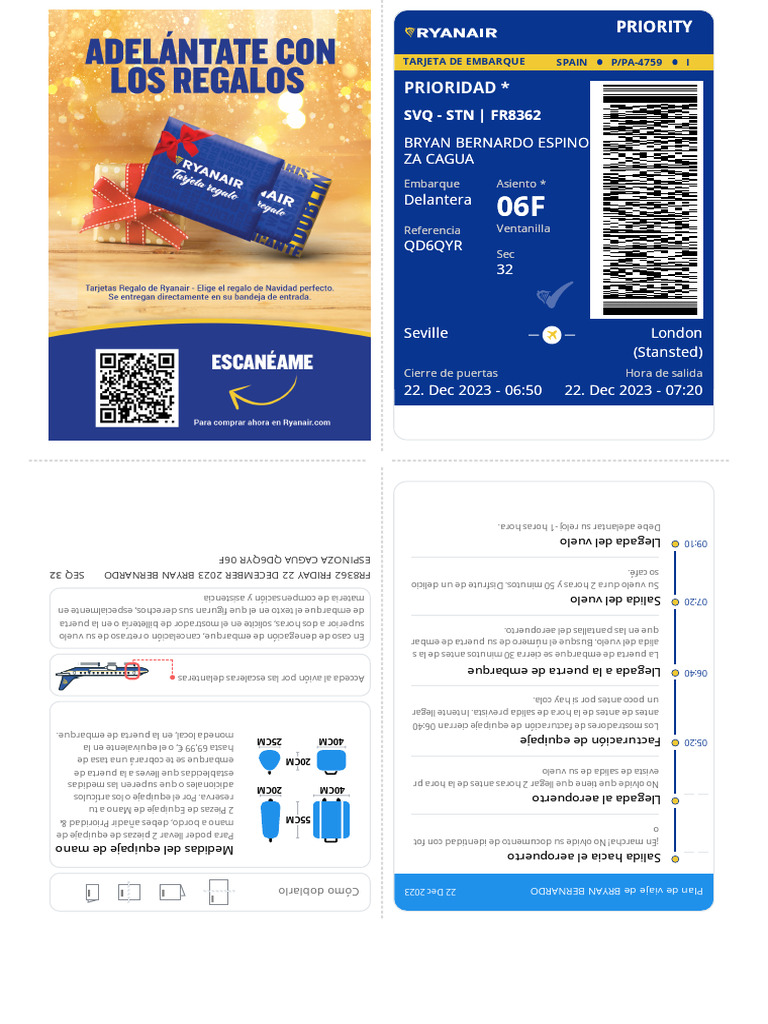 Boarding Pass | PDF