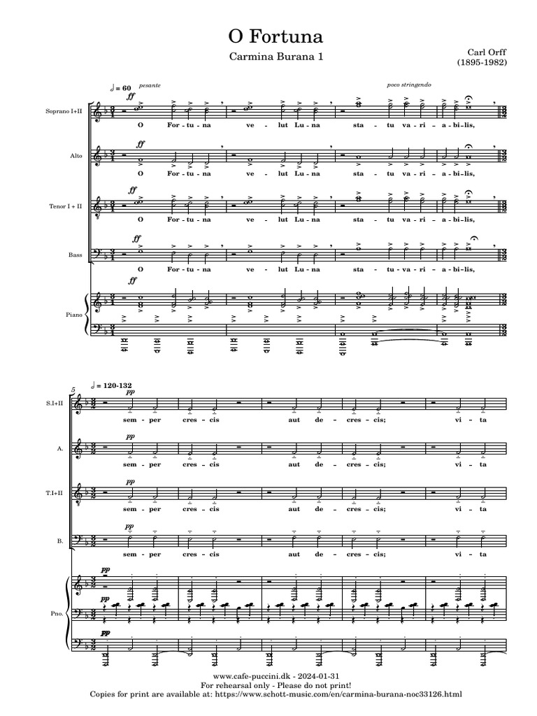 01.O Fortuna | PDF