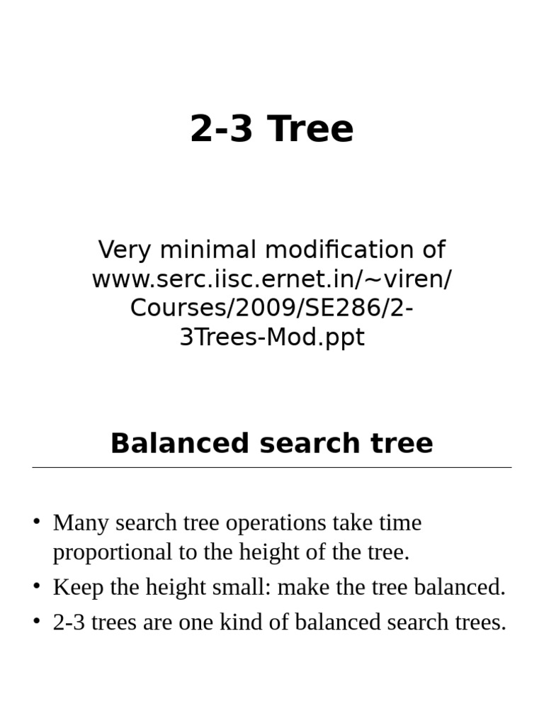 2 3trees Mod | PDF
