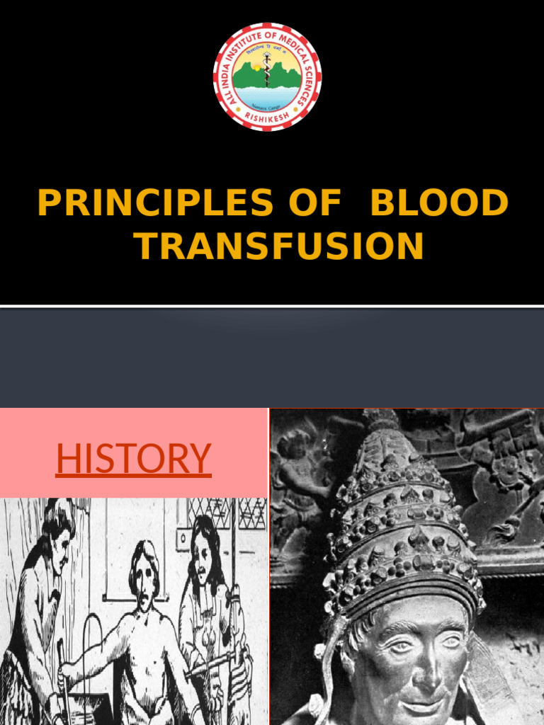 Blood Transfusion Principles and Practices | PDF | Blood Donation ...