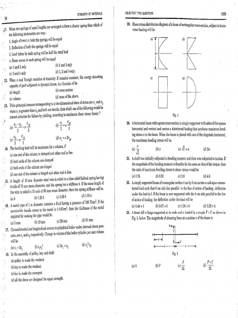 Strength of Material by R K Bansal 200 | PDF
