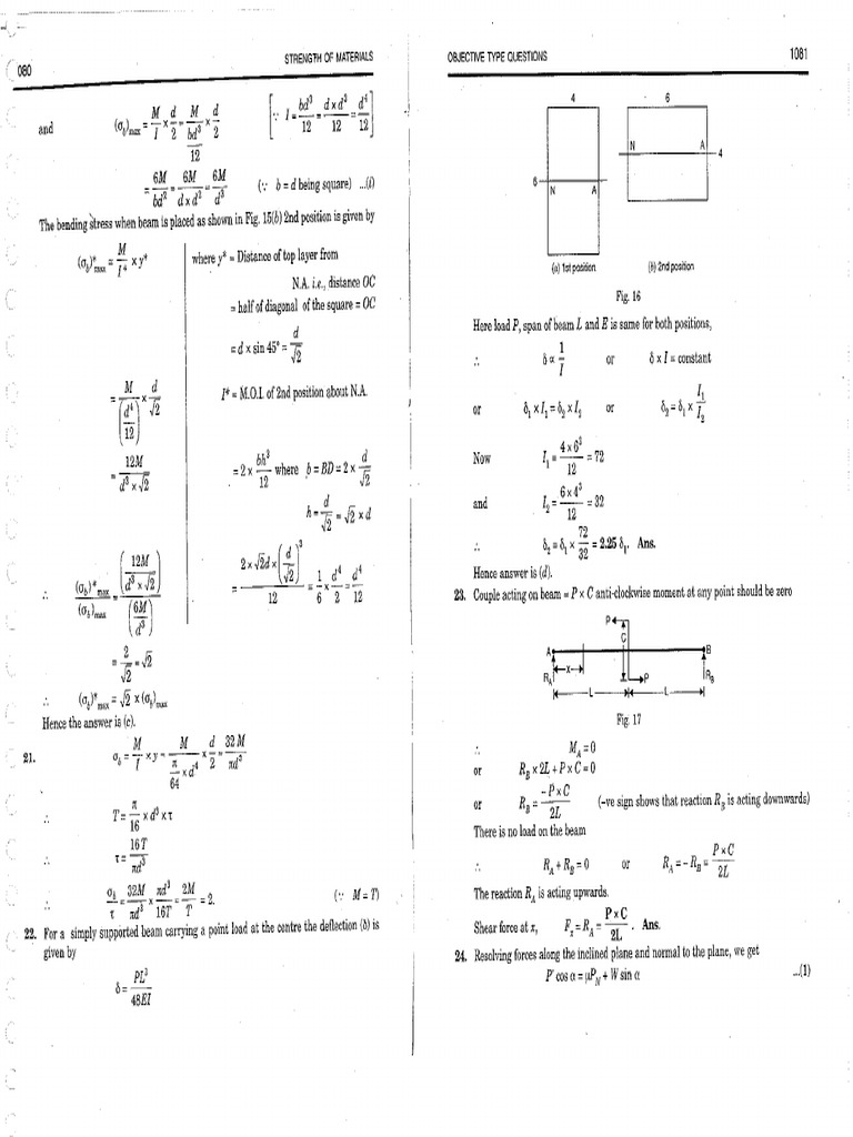 Strength of Material by R K Bansal 202 | PDF