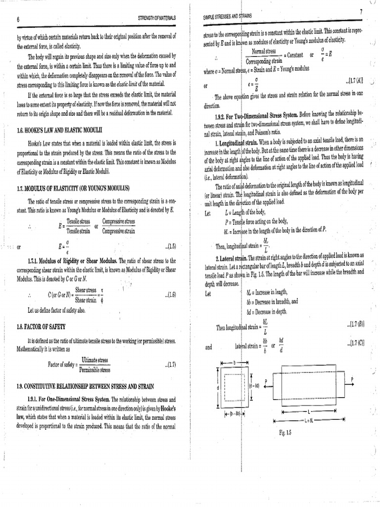 Strength of Material by R K Bansal 5 | PDF